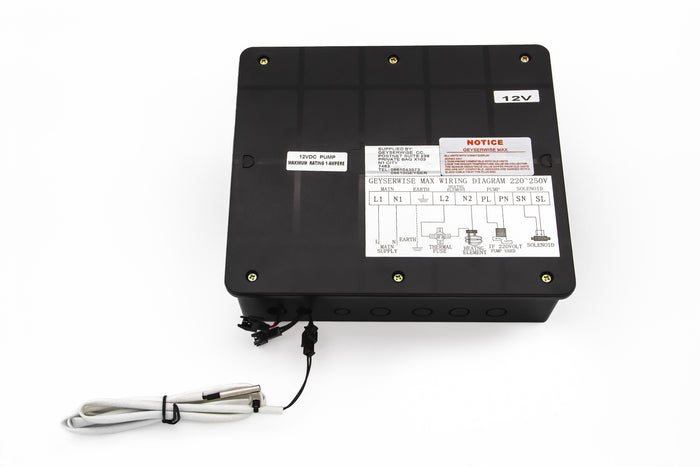 Geyserwise Max - Controller and Timer for 12V/220V Split Pumped Solar