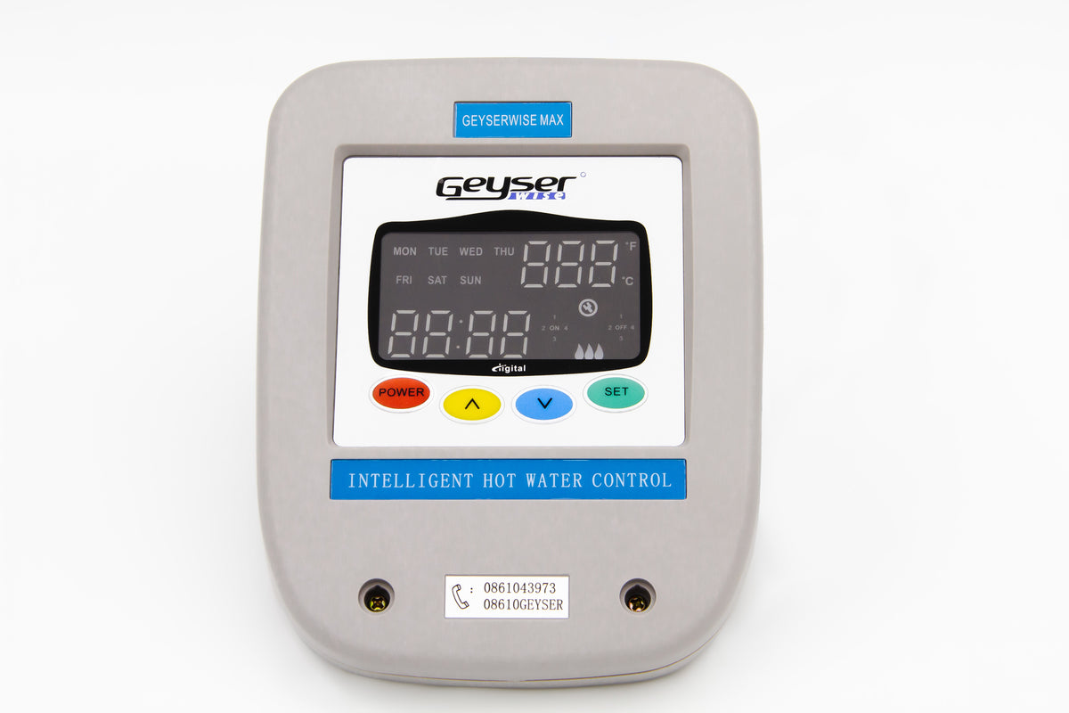 Geyserwise Max - Controller and Timer for 12V/220V Split Pumped Solar