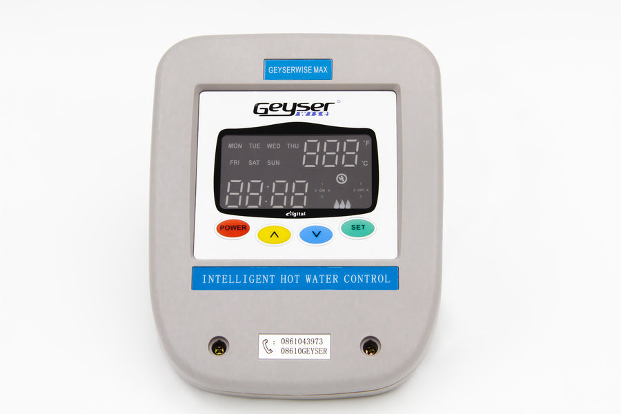 Geyserwise Max - Controller and Timer for 12V/220V Split Pumped Solar