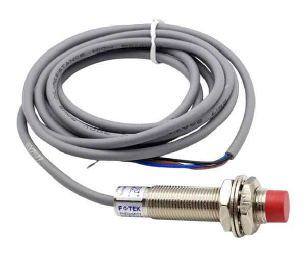 Proximity Sensor Mini Round Type N.O Npn 4mm Distance 3 Wire Lead Pm12