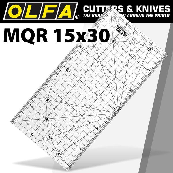 Metric Quilt Ruler 15 Cm X 30 Cm Metric Grid