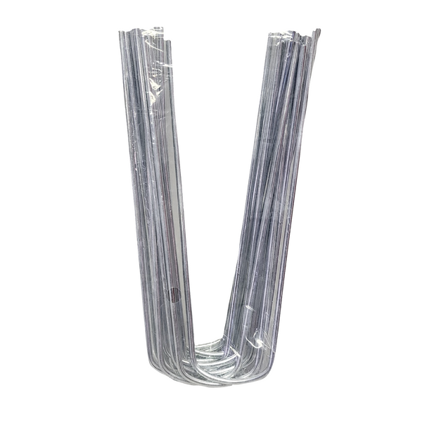 Gro Weedmat & Grass Pins Material :Steel Size:Dia.2.5mm 2.5 X13cm Weig